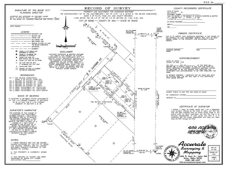 Boundary Adjustment Survey - Accurate Surveying & Mapping